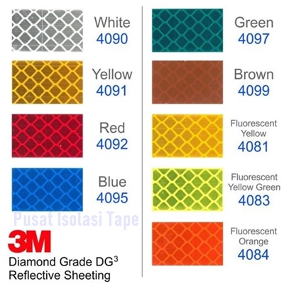 Jual Sticker 3M 4097 Diamond Grade Scotchlite Reflective Green